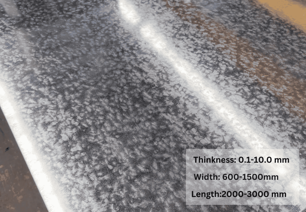 Large Spangle Galvanized Steel Sheet & Coil | Supplier - SteelPRO Group